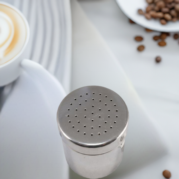 Small silver Chocolate Powder Shaker – Herbert & Ward Ltd